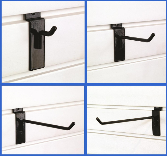All About Slatwall Baskets, Hooks, Hangers, Shelves, Bins, etc