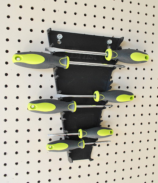 Wall Mount Screwdriver Organizer - 12