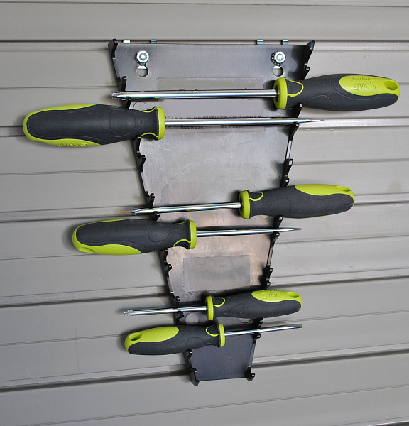 Wall Mount Screwdriver Organizer - 12
